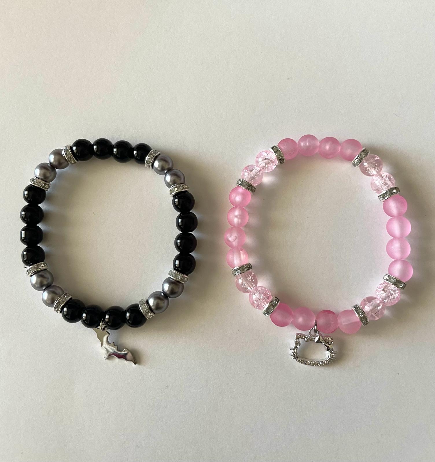 Hello Kitty & Batman Matching Bracelet – BEADS BY NIA